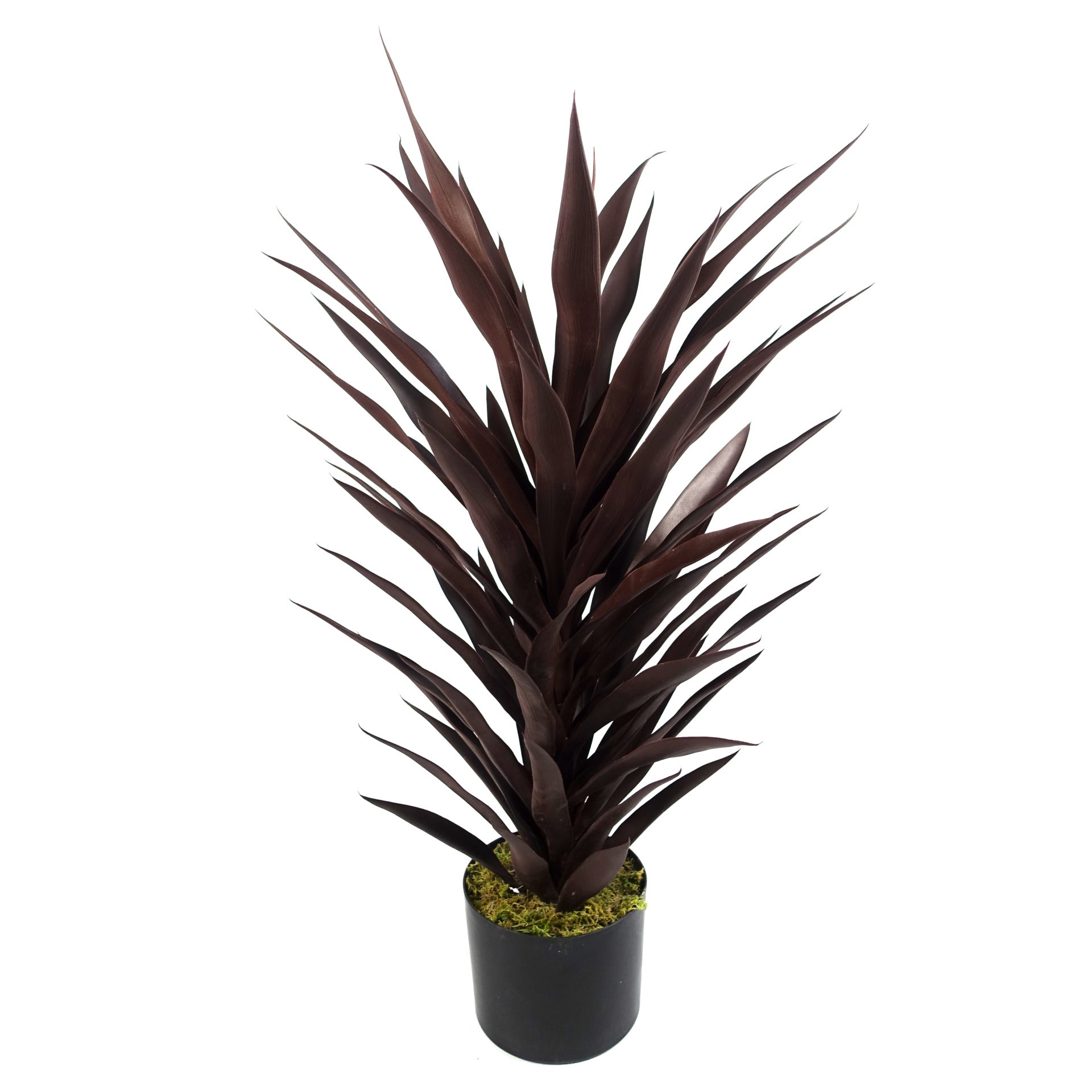 85cm Dark Red Yucca Plant Artificial | Leaf – Leaf Artificial Plants ...