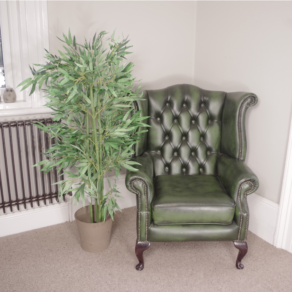 120cm (4ft) Fat Leaf Artificial Bamboo Plants Trees – XL – Leaf ...
