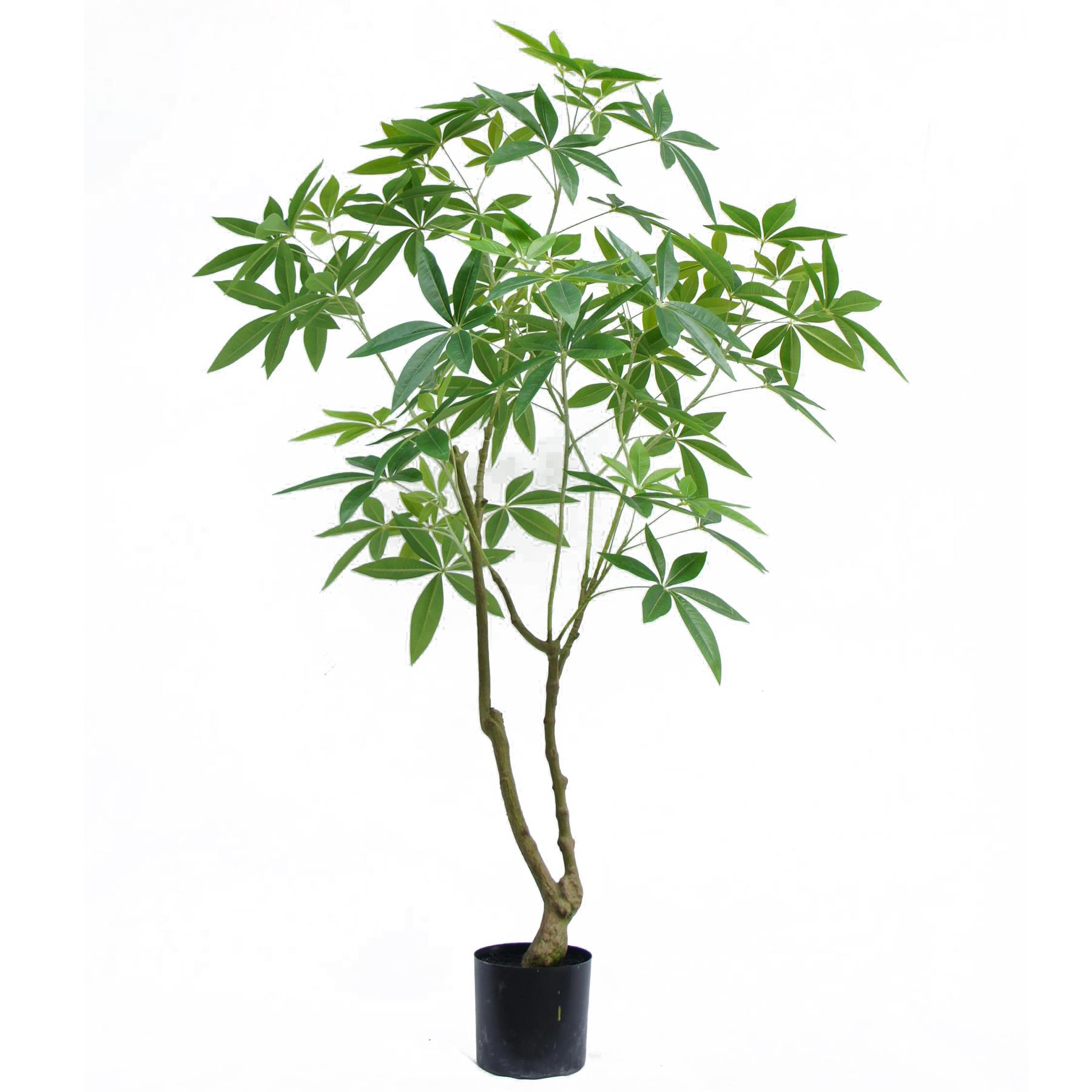 150cm Artificial Money Tree Pachira Realistic Faux Tree – Leaf ...