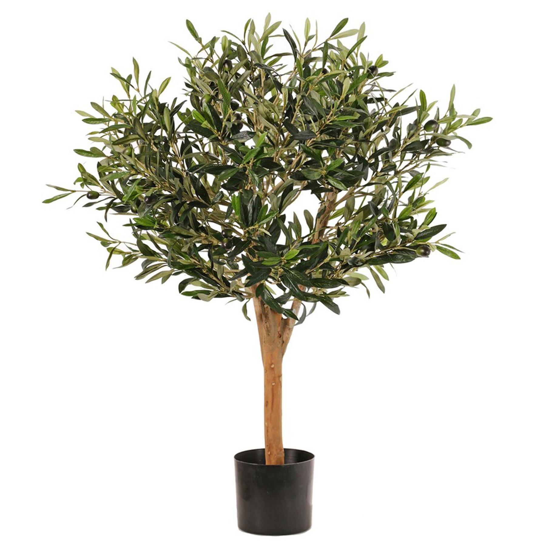90cm Artificial Deluxe Olive Tree – Leaf Artificial Plants & Trees