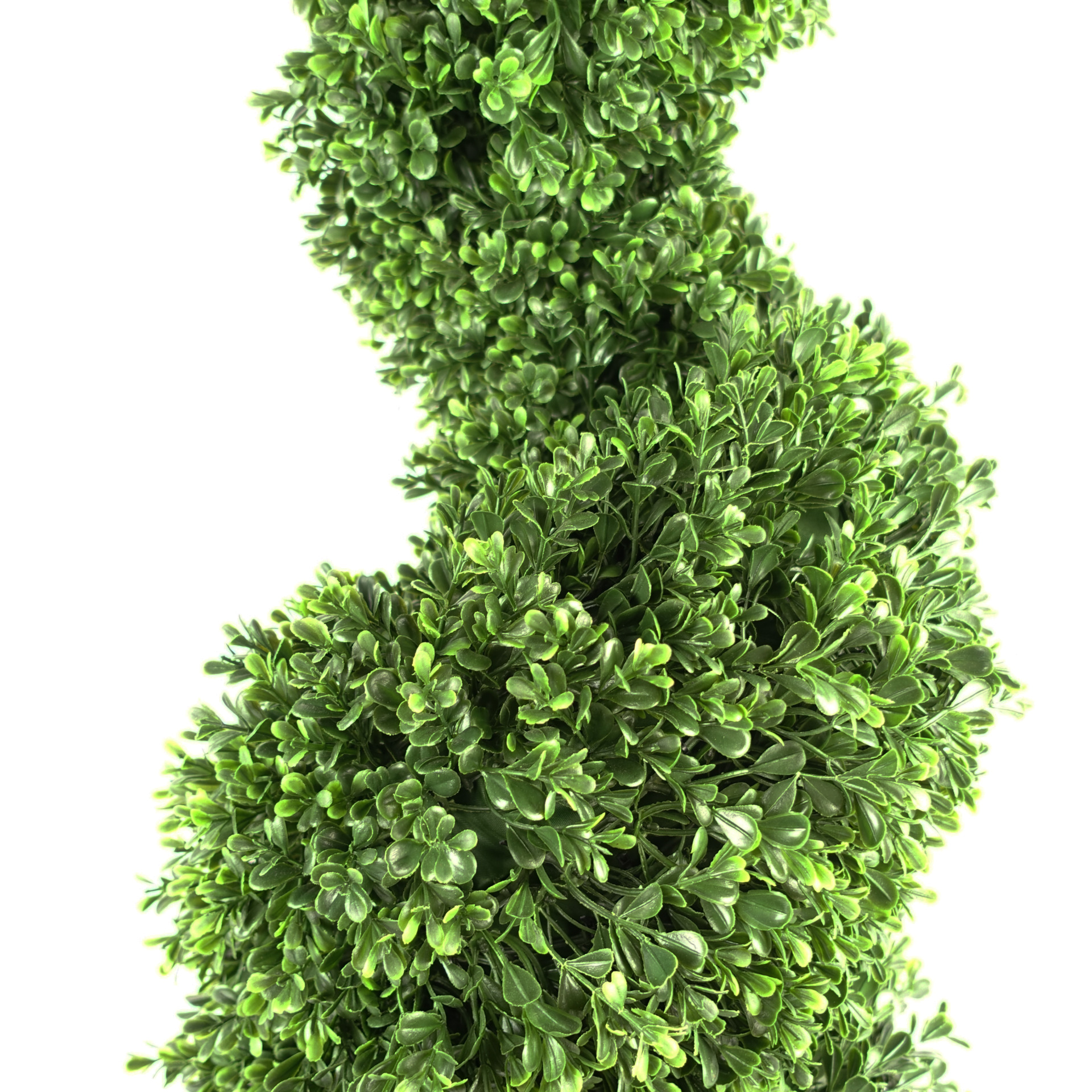 125cm UV Resistant Plastic New Boxwood Spiral Tree – 920 leaves – Leaf ...