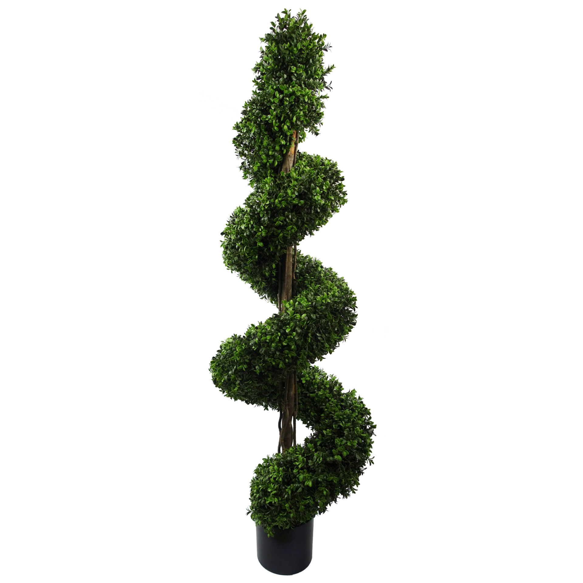 150cm Spiral Buxus Artificial Tree UV Resistant Outdoor – Leaf ...