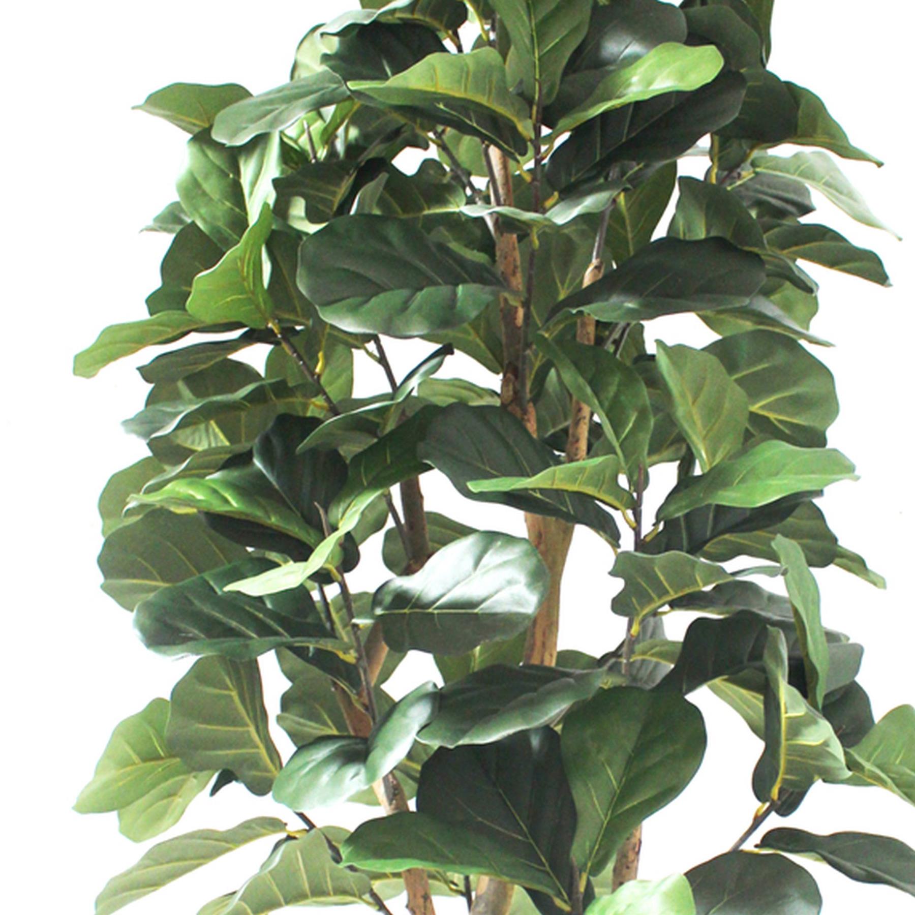 180cm Artificial Fiddle Fig Deluxe Tree – Leaf Artificial Plants & Trees
